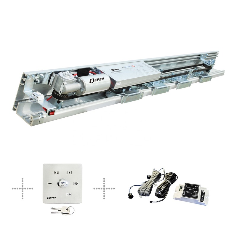 Modern DC 2x250kg Brushless Motor Automatic Glass Door Heavy Duty ...